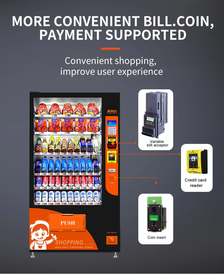 Afen Drink Vending Machine Sale Products Snack Vending Machine ...