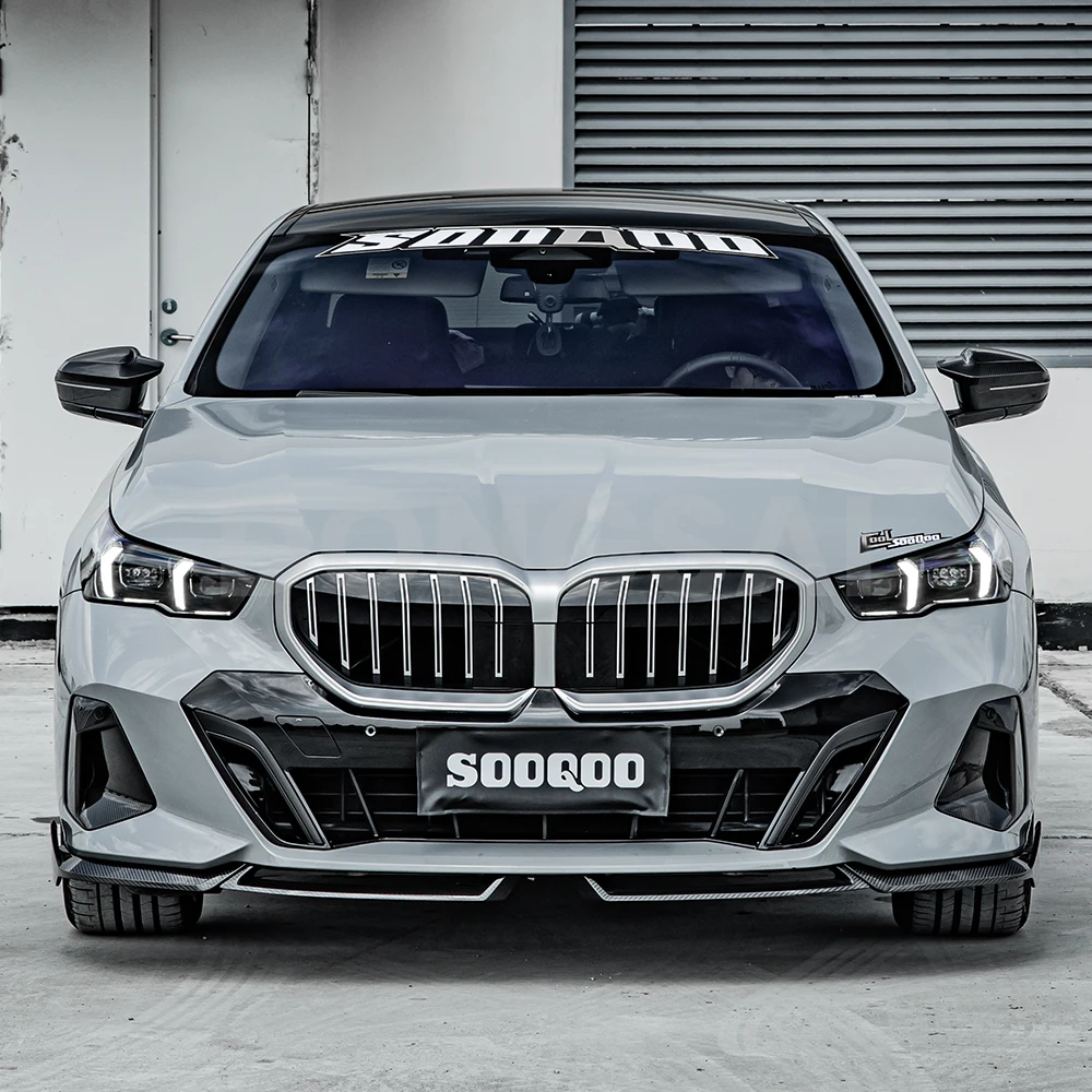Dry Carbon Fiber G60 Front Lip MP Style for BMW I5 2024