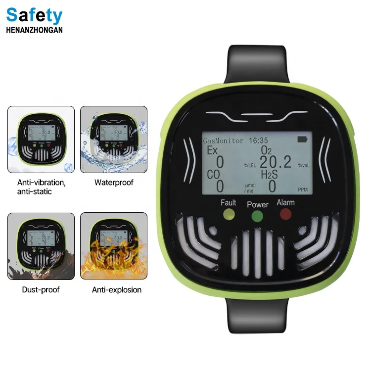 Clip Wristband Handheld Ammonia Detector Multigas Nh3 Hydrogen Portable ...