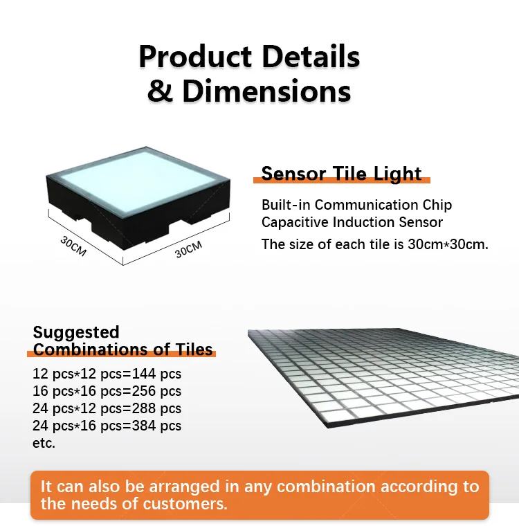 Marslite Activate Game Led Floor 30x30cm Interactive Light Active 99 ...