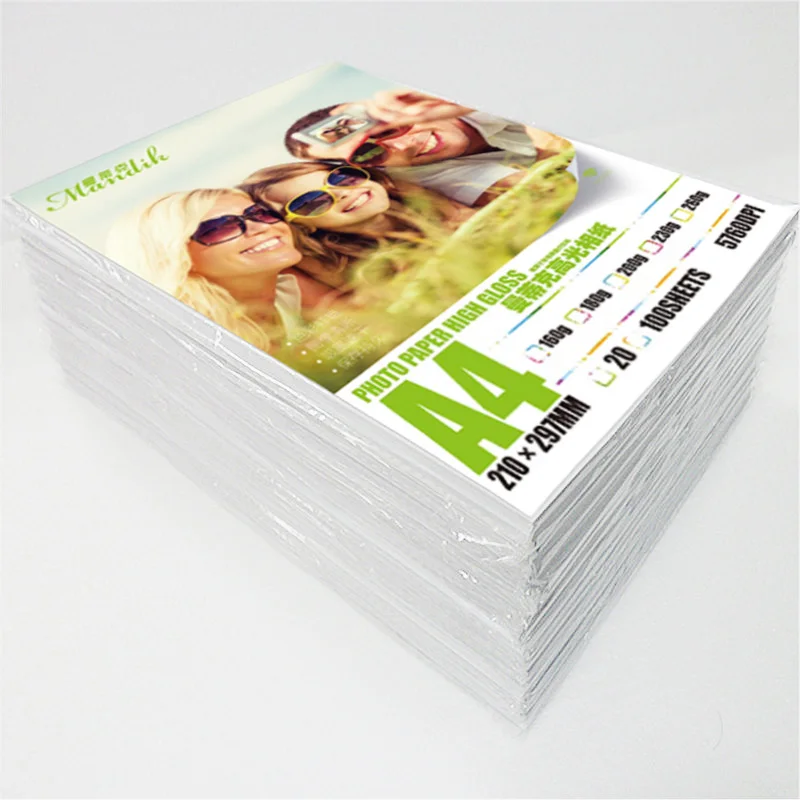 230g A4 Glossy Photographic Printing Paper - Ideal for Digital Inkjet ...