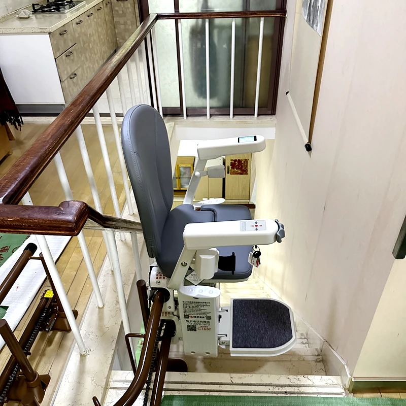 Safe And Stable Home Elevator Electric Foldable Stair Lift Seat Curved ...