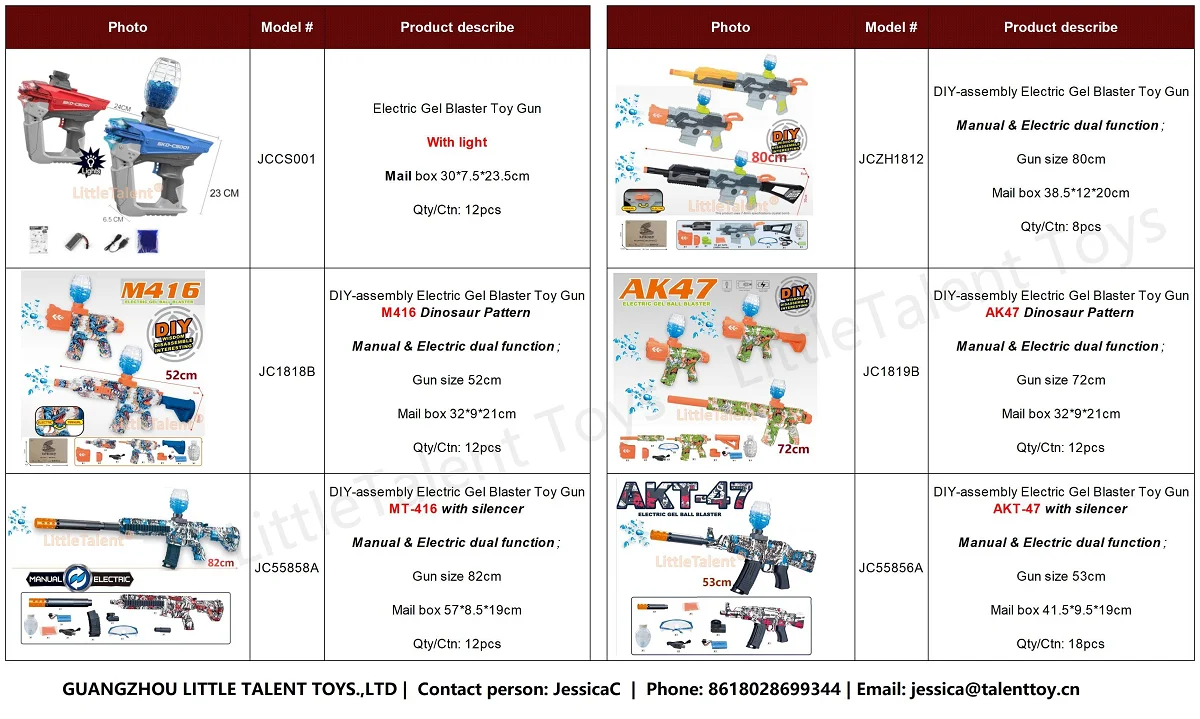 2023 Water Gel Bead P90 Gelling Blaster Gun Pistol M416 Gelblaster ...