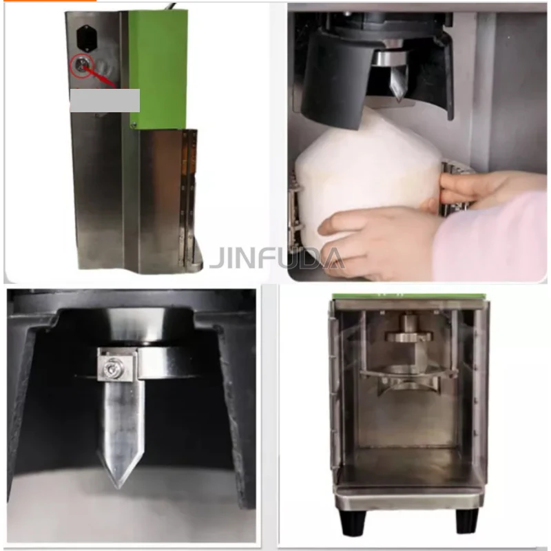 Commercial Kitchen Equipment Automatic Coconut Cover Opening Machine ...