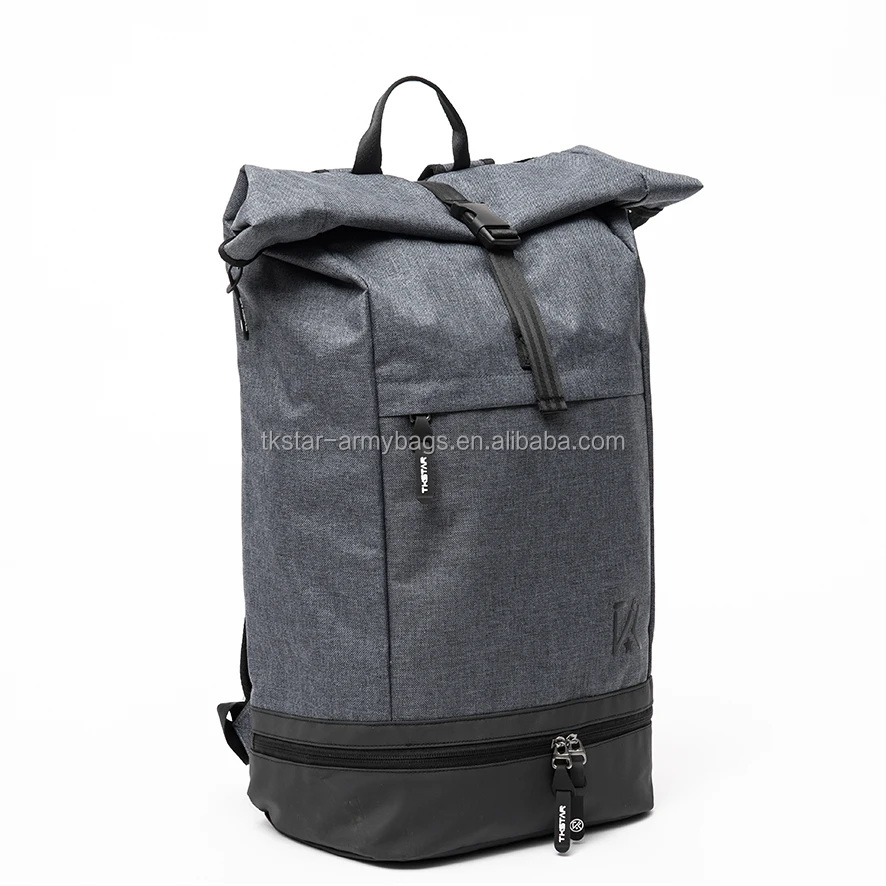 Ergonomics Black Nylon Laptop Backpack Business Travel Shoulder Bag ...