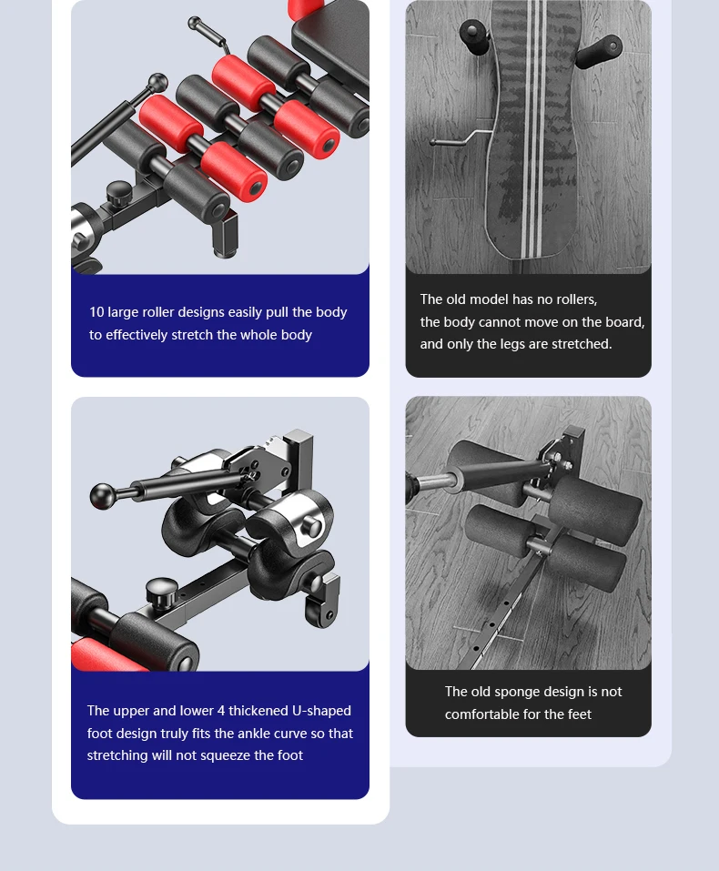 Home Use Metal Stretching Equipment - Lumbar Pulling Bed