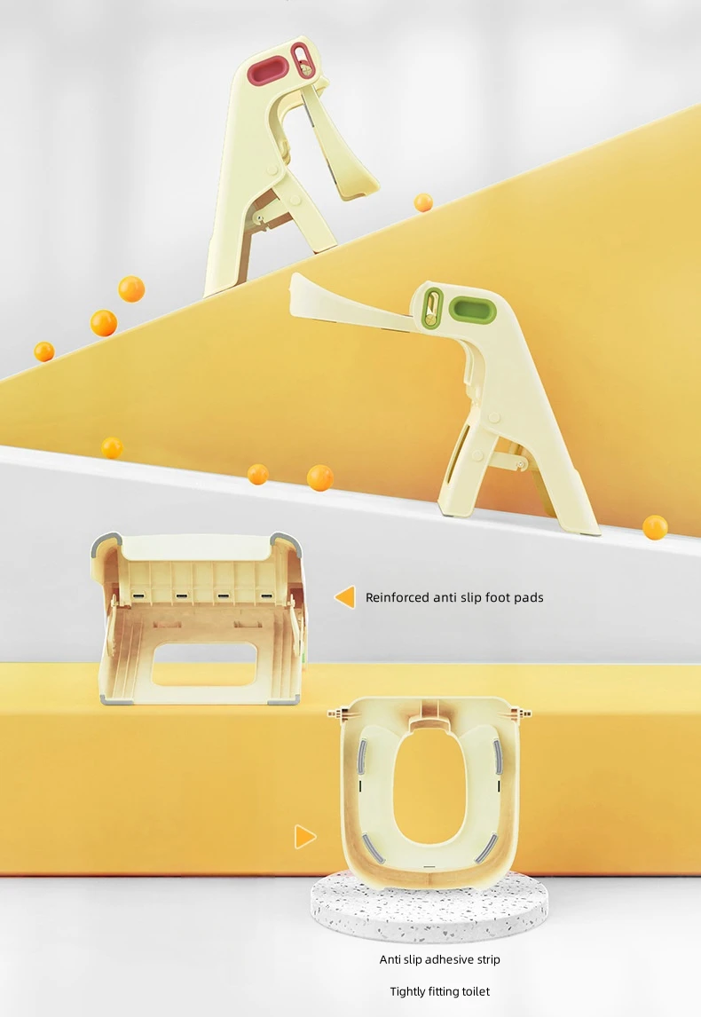 Home Baby Toilet Ladder Toilet Assist Frame Foldable And Adjustable ...