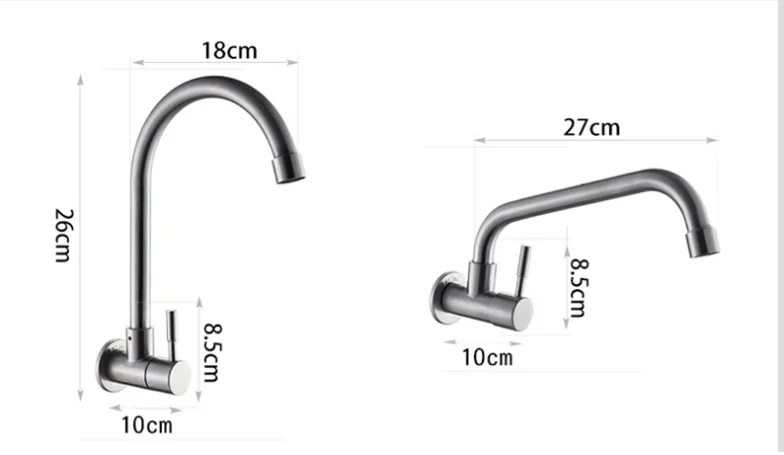 304 Stainless Steel Elbow Faucet,Sink Faucet,Vanity Faucet - Buy ...