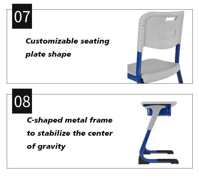Modern Student Desk and Chair - Eco-Friendly School Furniture