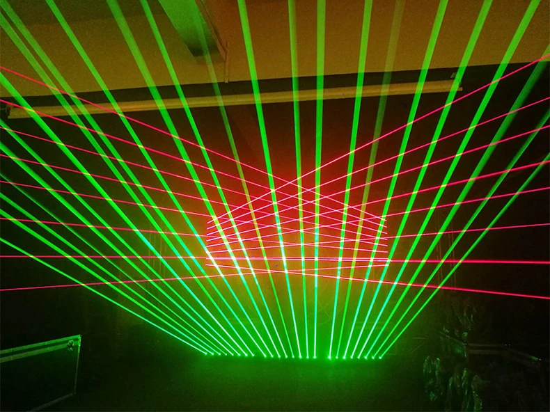 Barra De Láser Giratoria De 8 Ojos,Matriz De Haz De Láser Rojo/verde ...