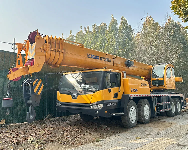 Truck Crane Used Crane 50 Ton To Remove Car Lifting 24m Engines Parts ...