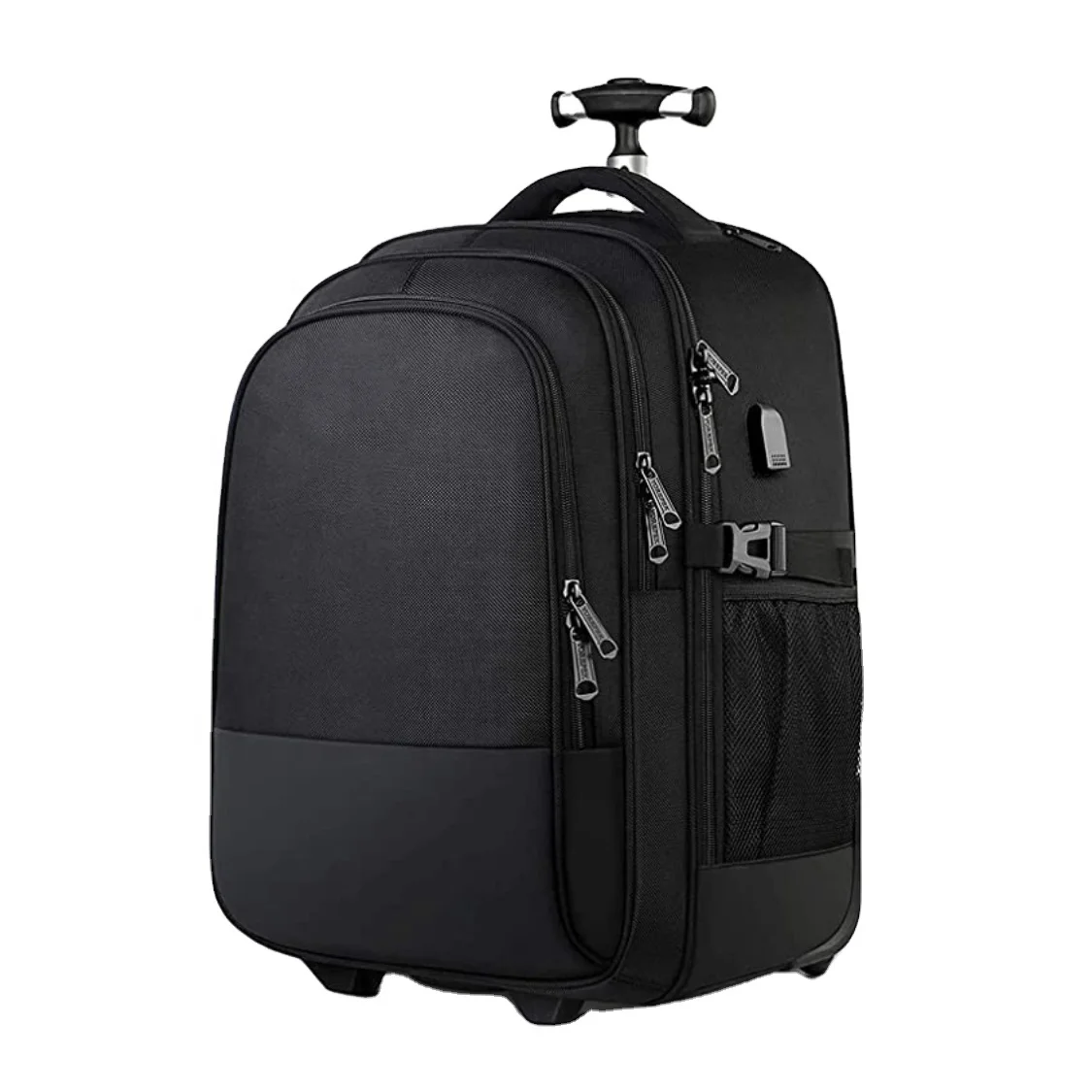 Backpack with Wheels Large Rolling Backpack for Men Women Water ...