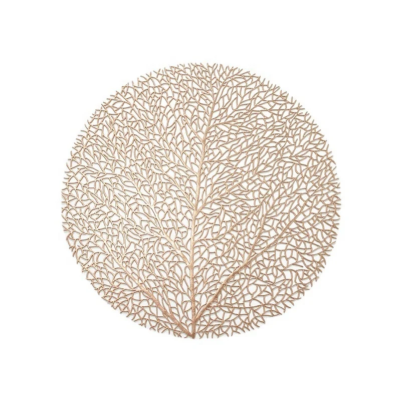 Spring Round Pvc Tree Shape Placemat Colorful Decorative Dinning Table ...