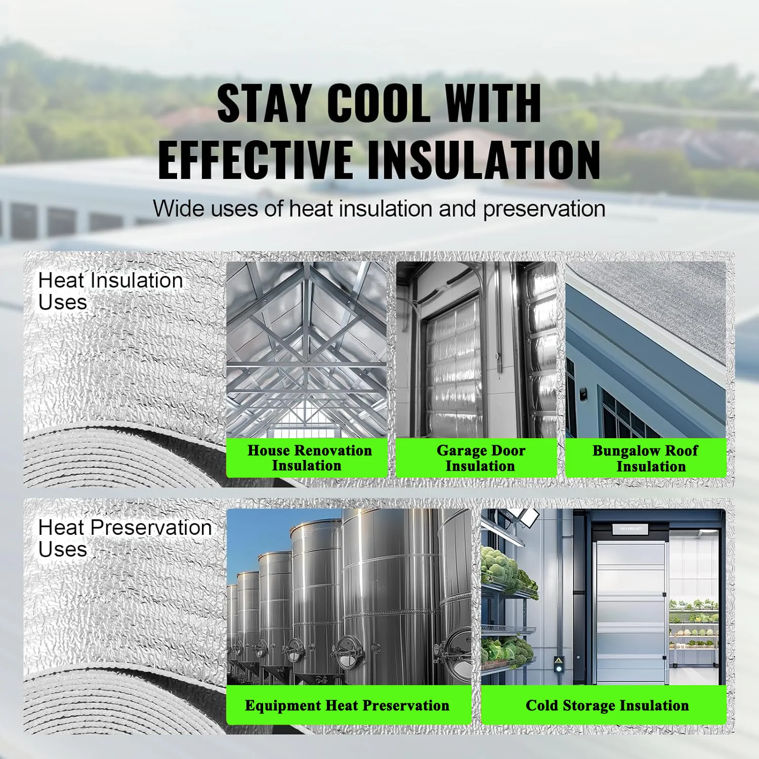 High Density EPE Foam with Aluminum Foil - Thermal Insulation
