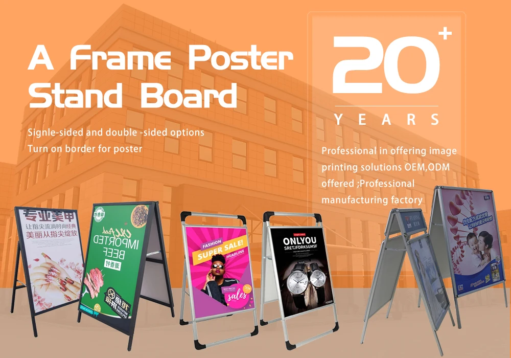 Customized Portable Poster Display Stand Aluminum Alloy Rack| Alibaba.com