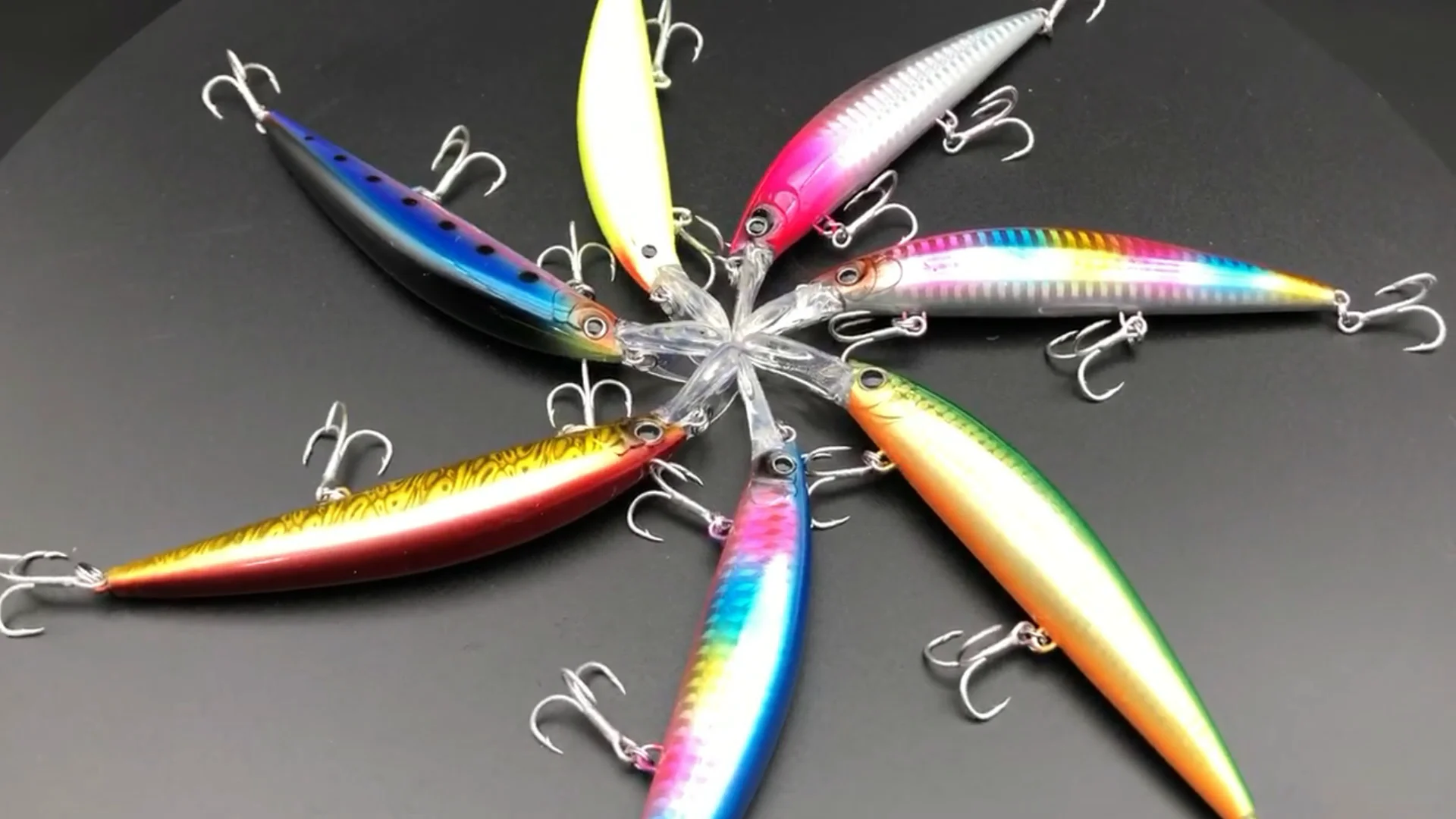 Snake Hook Ana Fishing Sinking Minnow Trout Metal Lure Saltwater ...
