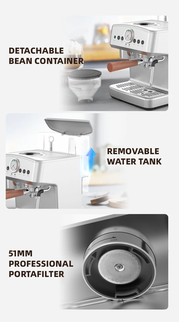 20 Bar Brew Semi Automatic Espresso Machine| Alibaba.com