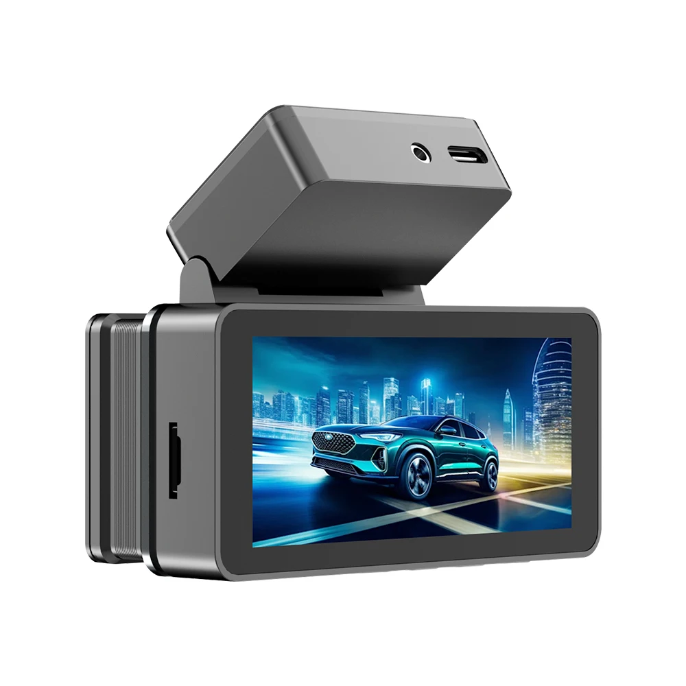 Dash Cam 4k Dual Lens 3.7" Ips Screen Gps Dual Camera Car Dvr Smart ...