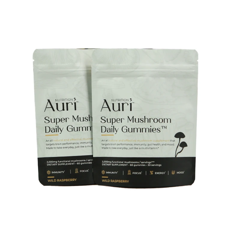 Sour Pouches Infused Gummies Mushroom Watermelon Strawberry Candy ...