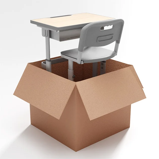 Modern Abs Classroom Single Student School Desk And Chair Junior ...