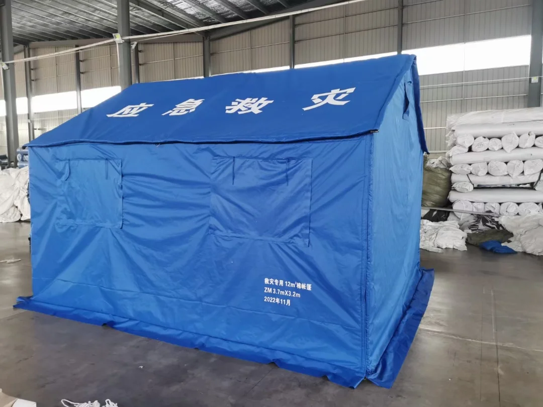 Blue Single-storey Pvc Refugee Agency Relief Tents - Buy Refugee Agency ...