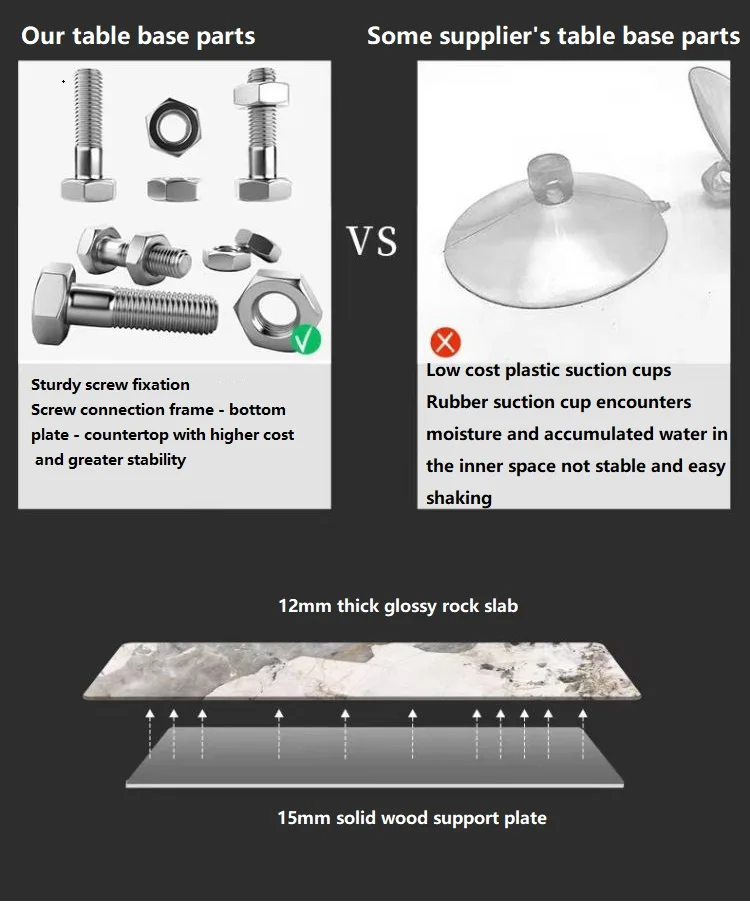 Luxury Restaurant Metal Stainless Steel Marble Dining Room Sets Modern ...