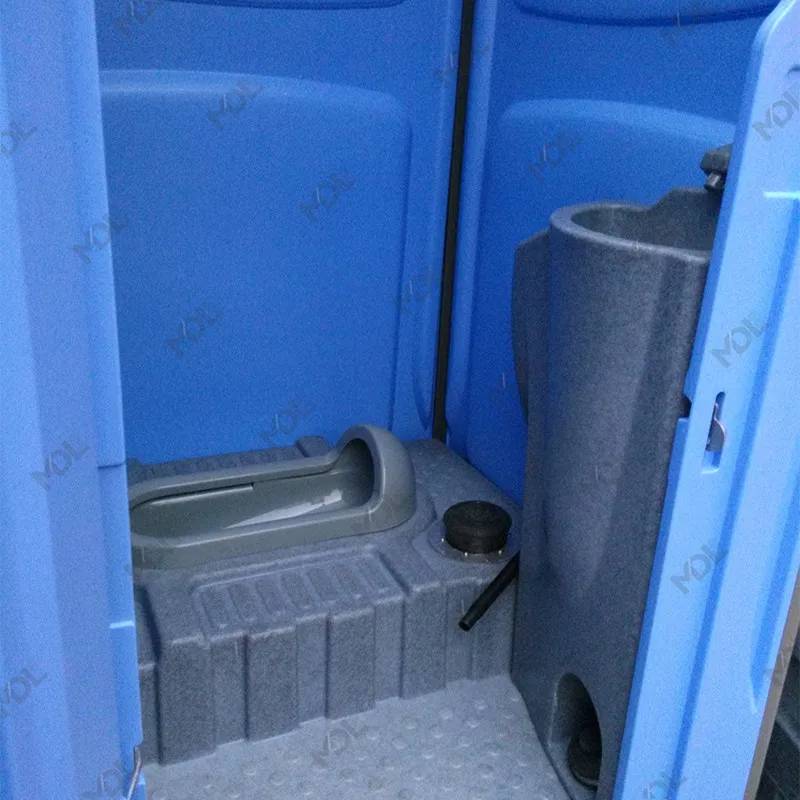 Bio Toilet Mobile Portable Toilet - Blue Plastic Toilet