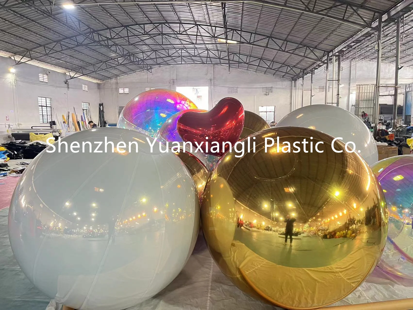 Giant Event Decoration Inflatable Pvc Balloon Party Wedding Event Gold ...
