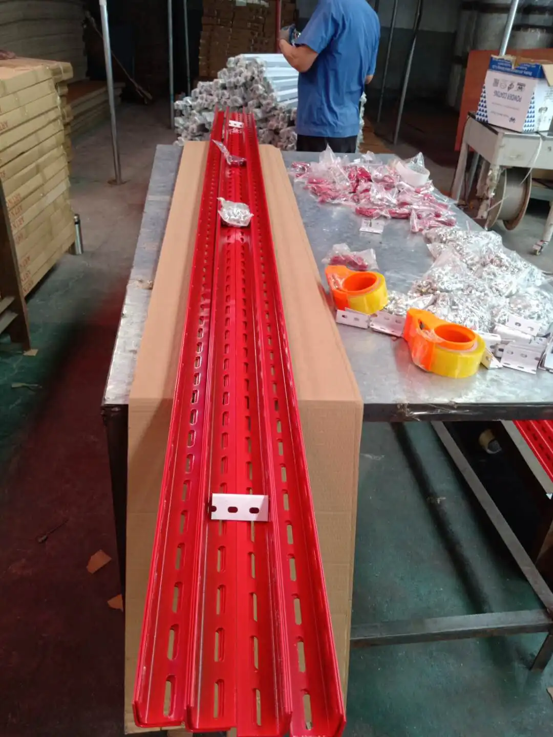 Perforated Holes Equal And Unequal Galvanized Powder Coated Slotted ...