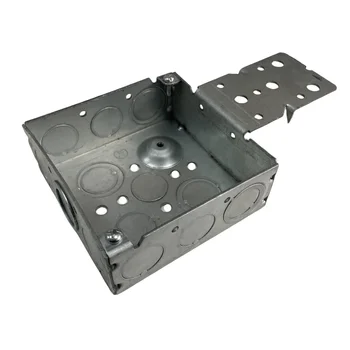 Welded Metal Box With Concentric Knockouts And Front Bracket 4 Inch ...