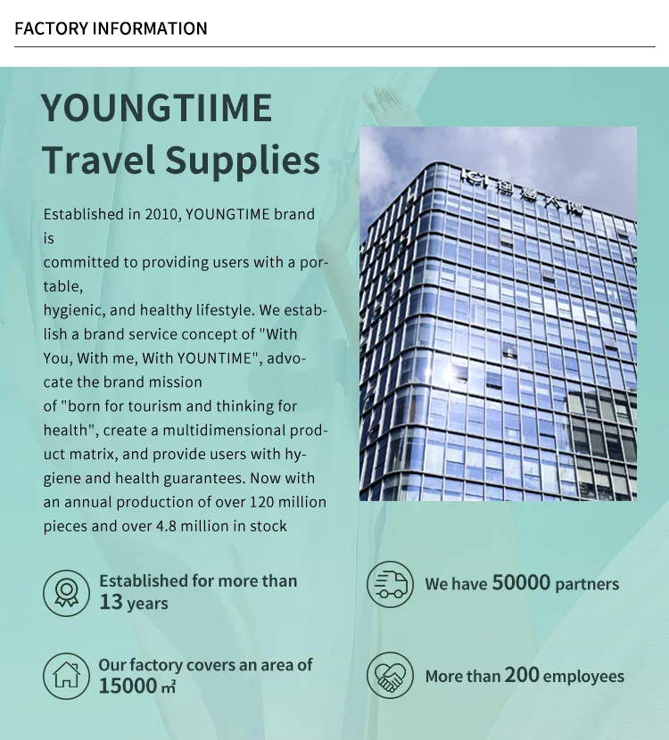 Youngtime Personal Care Public Bathroom Exclusive Face Towel Portable Travel Hotel Salon Massage ...