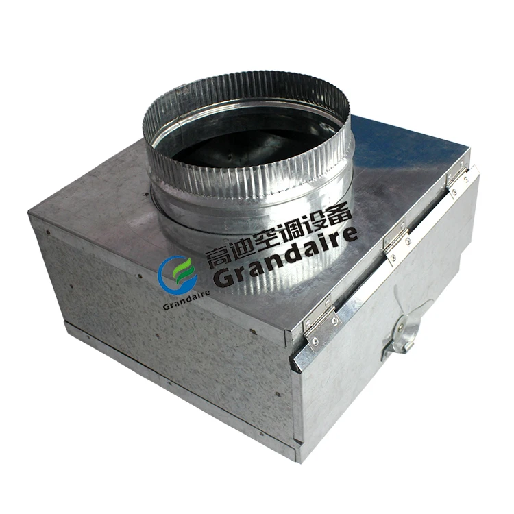 Galvanized Steel Inline Duct Box with Replaceable Primary Filter for ...
