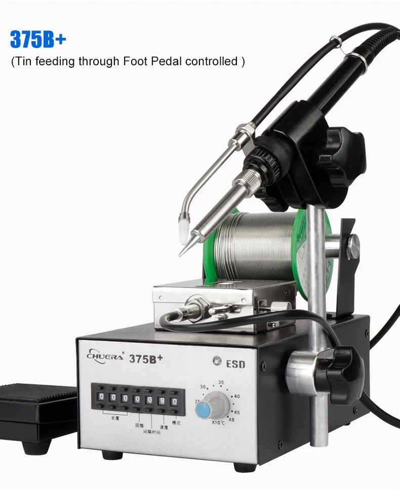 Csd375a+ Automatic Tin Feeding By Foot Pedal Bga Welding Station With ...