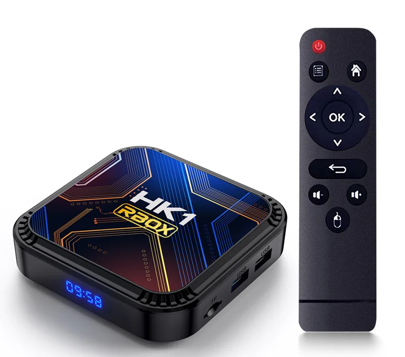 Factory Price HK1 RBOX K8S RK3528 Android 13 set top box 2.4G/5.8G WIFI ...