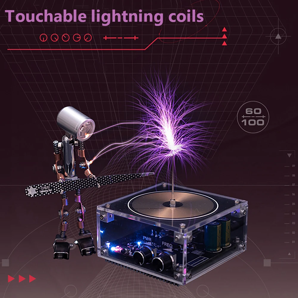 Tesla Coil Speaker for Lightning Simulation Experiment