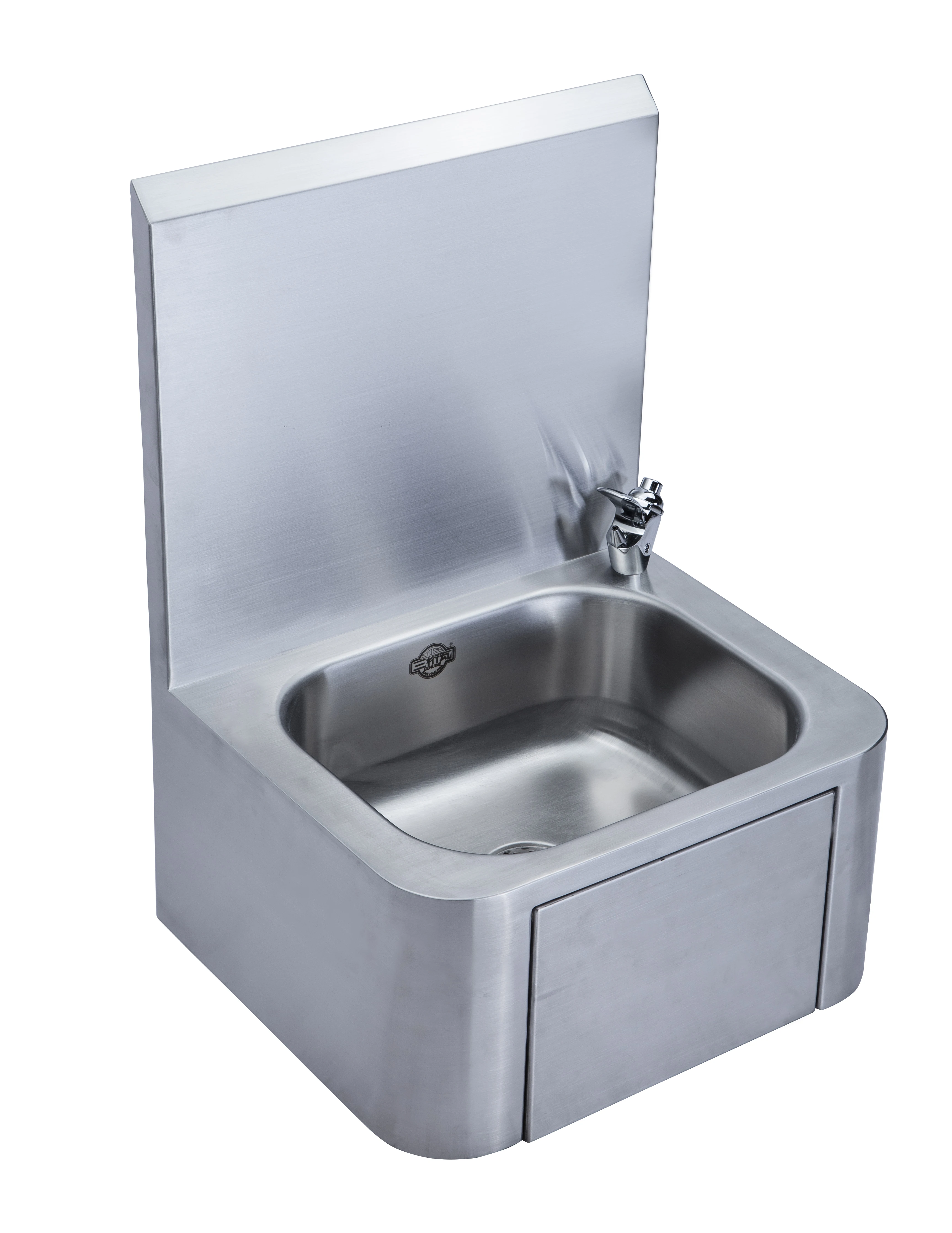 304 Stainless Steel Hand Wash Sink - Wall Mounted & Hands Free