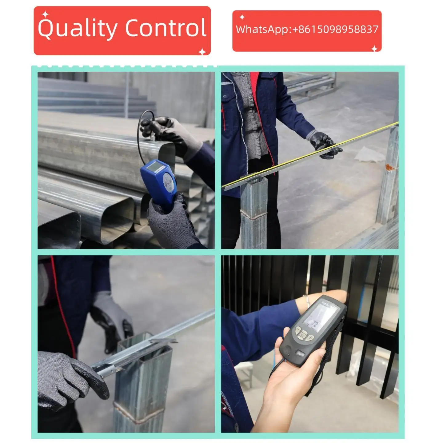 20ft Steel Gates Wheel Security Door Modern Galvanized Arch Steel ...