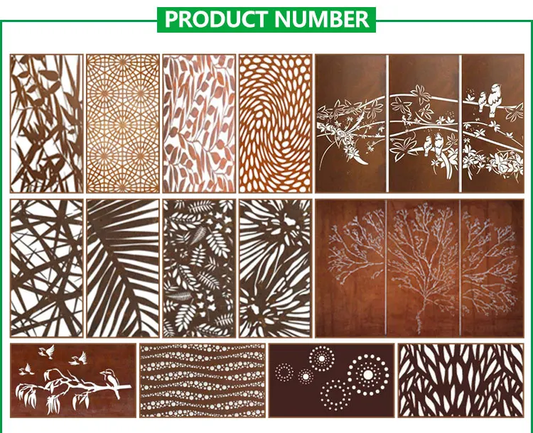 Corten Steel Decorative Rust Perforated Screen LED Bubble Wall Water Panel