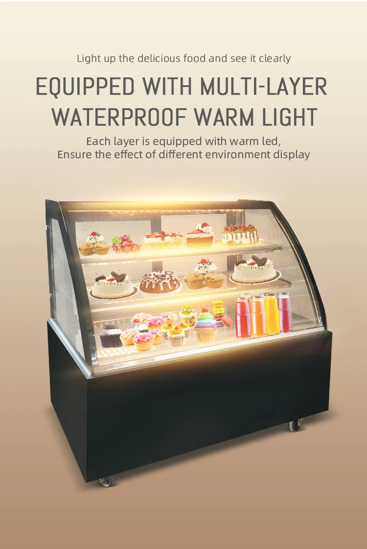 Cake Display Fridge - Perfect for Bakery & Pastry Showcases