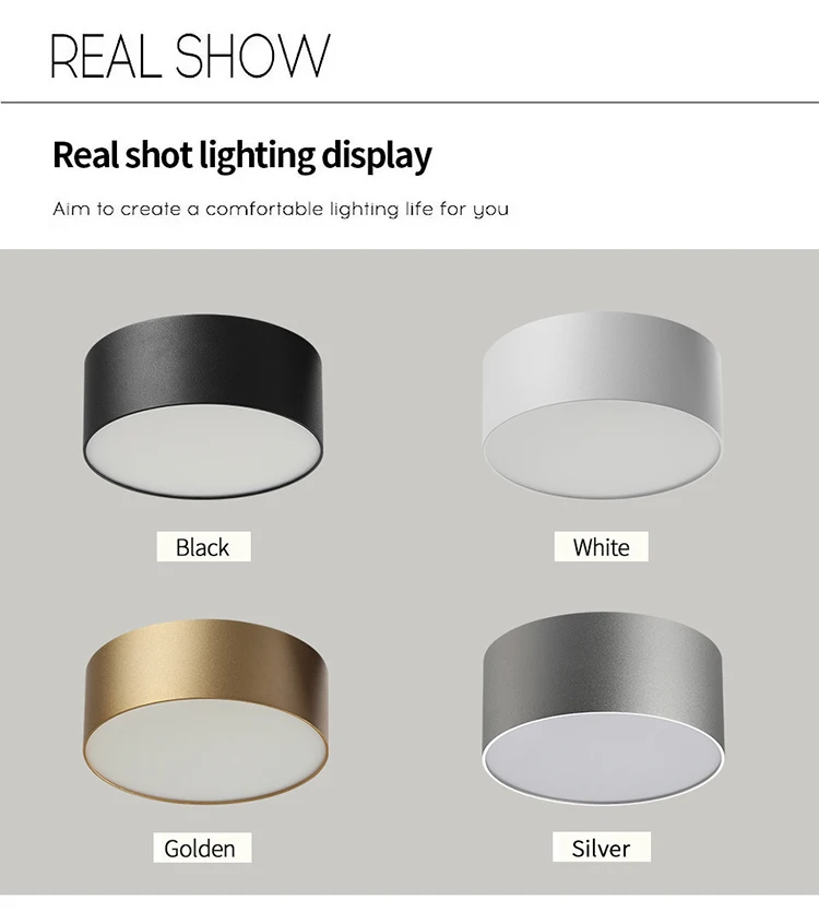 Modern Surface Mounted LED Downlights for Efficient Lighting