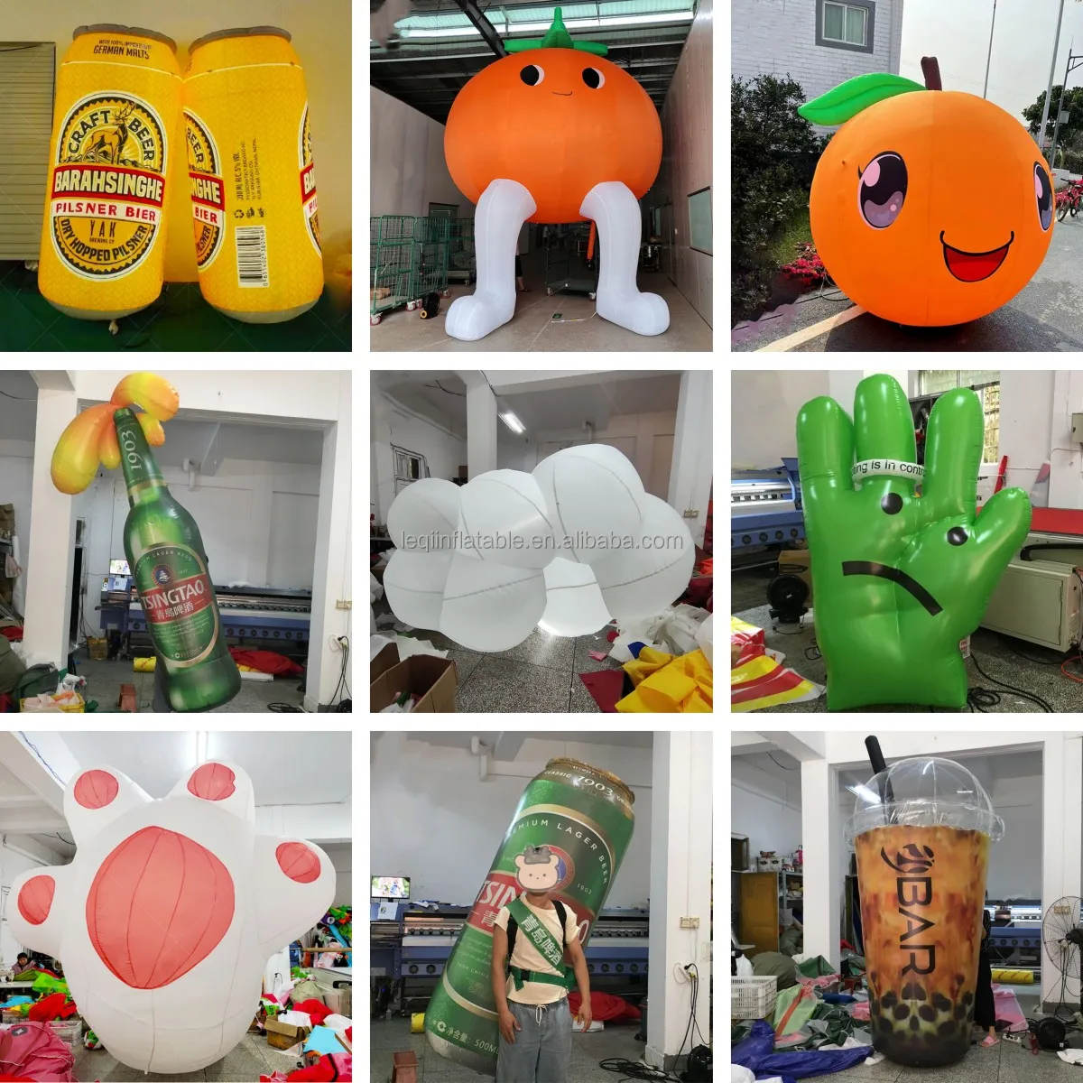 Custom Giant Inflatable Anime Girl - Perfect for Events