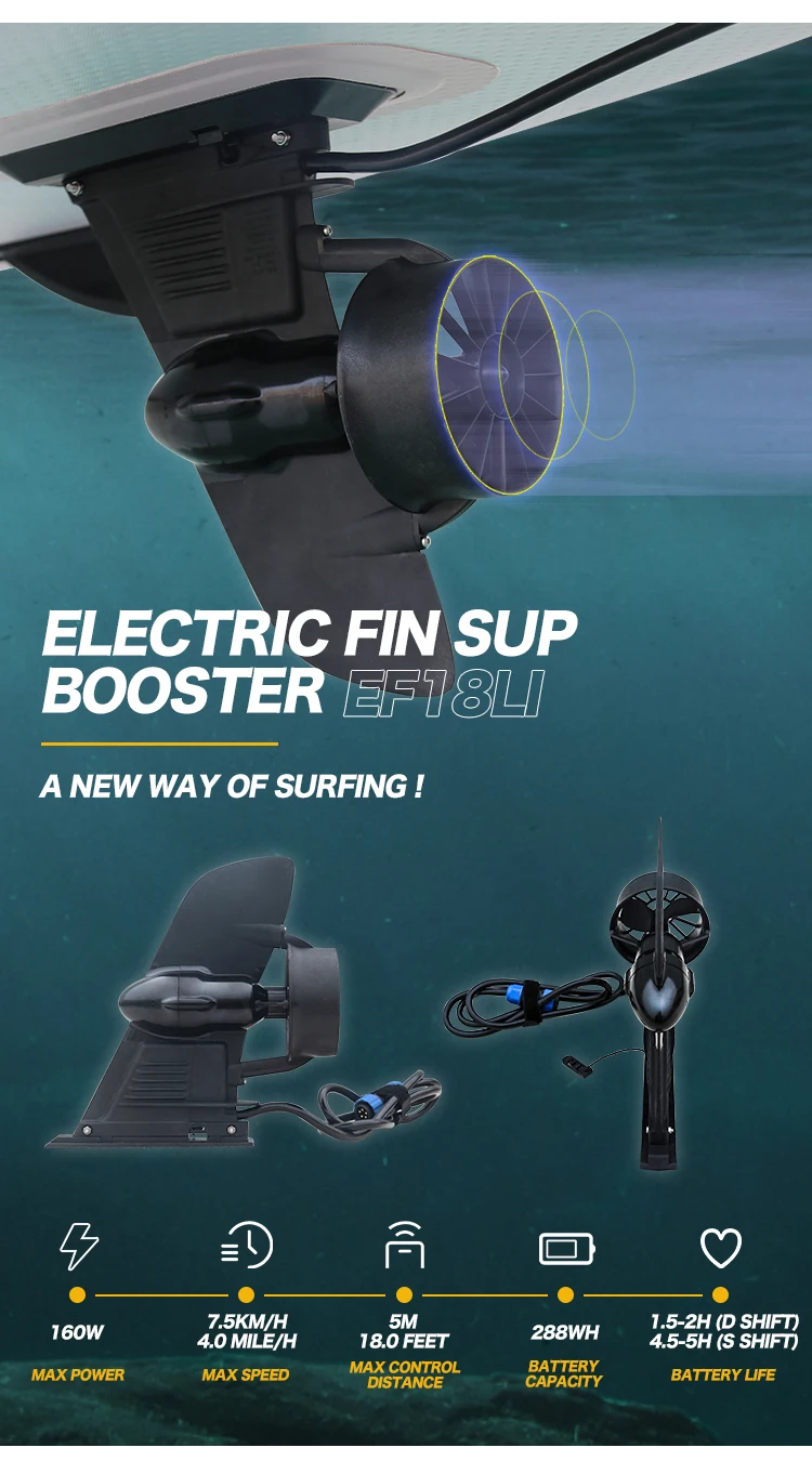 Sup Propeller With Electric Fin Underwater Jet Water Marine Motor For ...