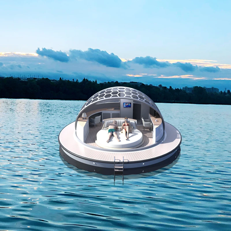 Floating Sleep Pod Floating Hotel Prefab House Hotel Capable Houseboat ...