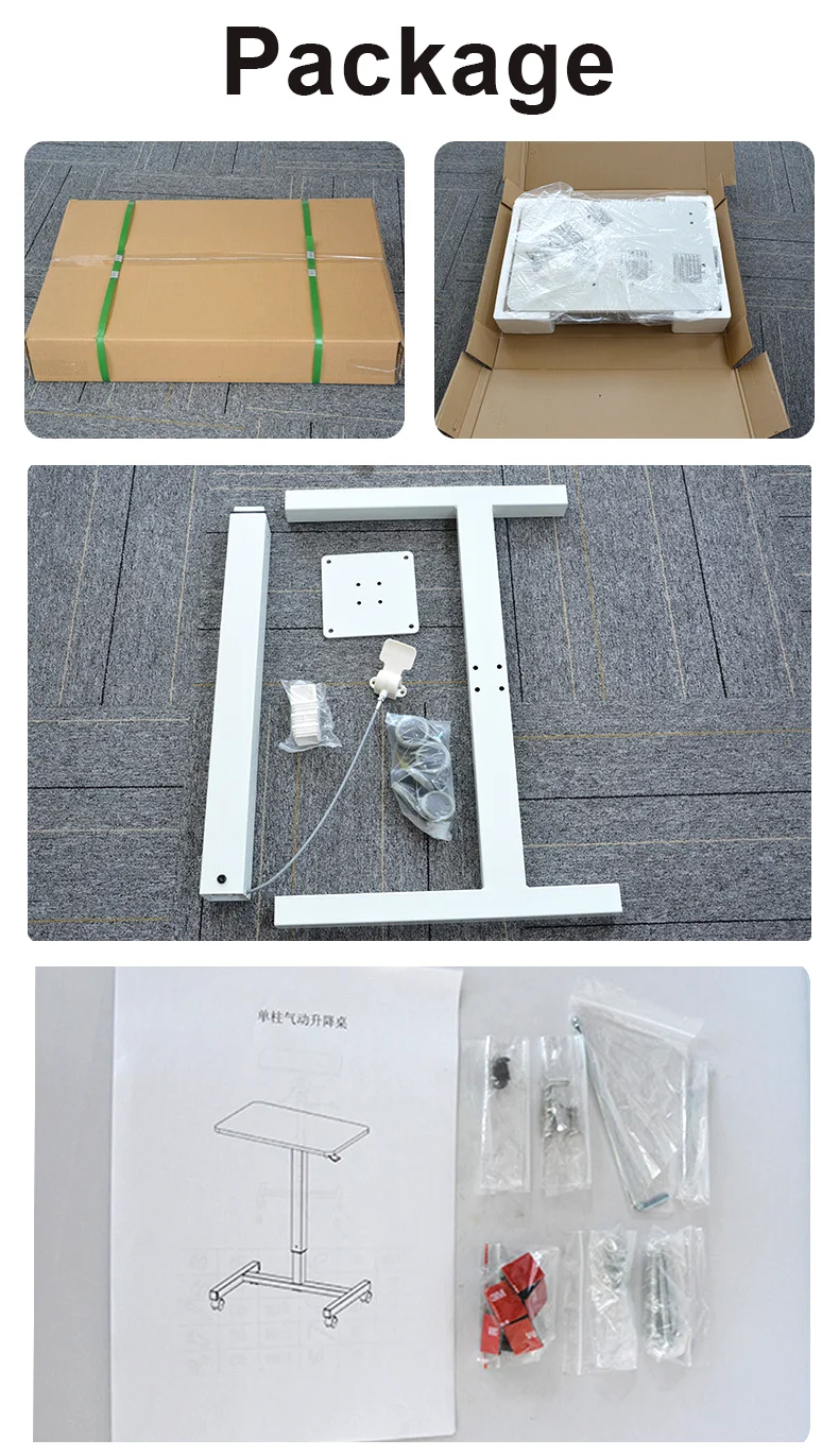 Modern Elegant Leg Telescopic Height Adjustable Lift Sit Down To Stand ...