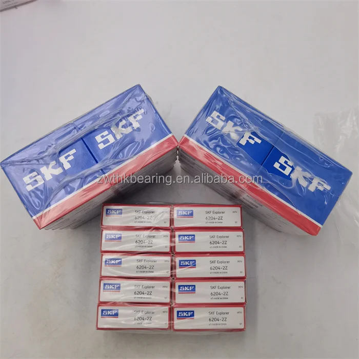 Original Skf Deep Groove Ball Bearing 6204-2rsh 6204-2z 6205-2rsh 6205 ...
