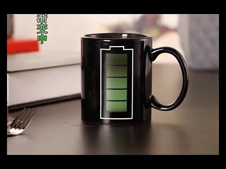 Manufactory Custom Logo Ceramic 11 Oz Color Change Coffee Mug Black ...