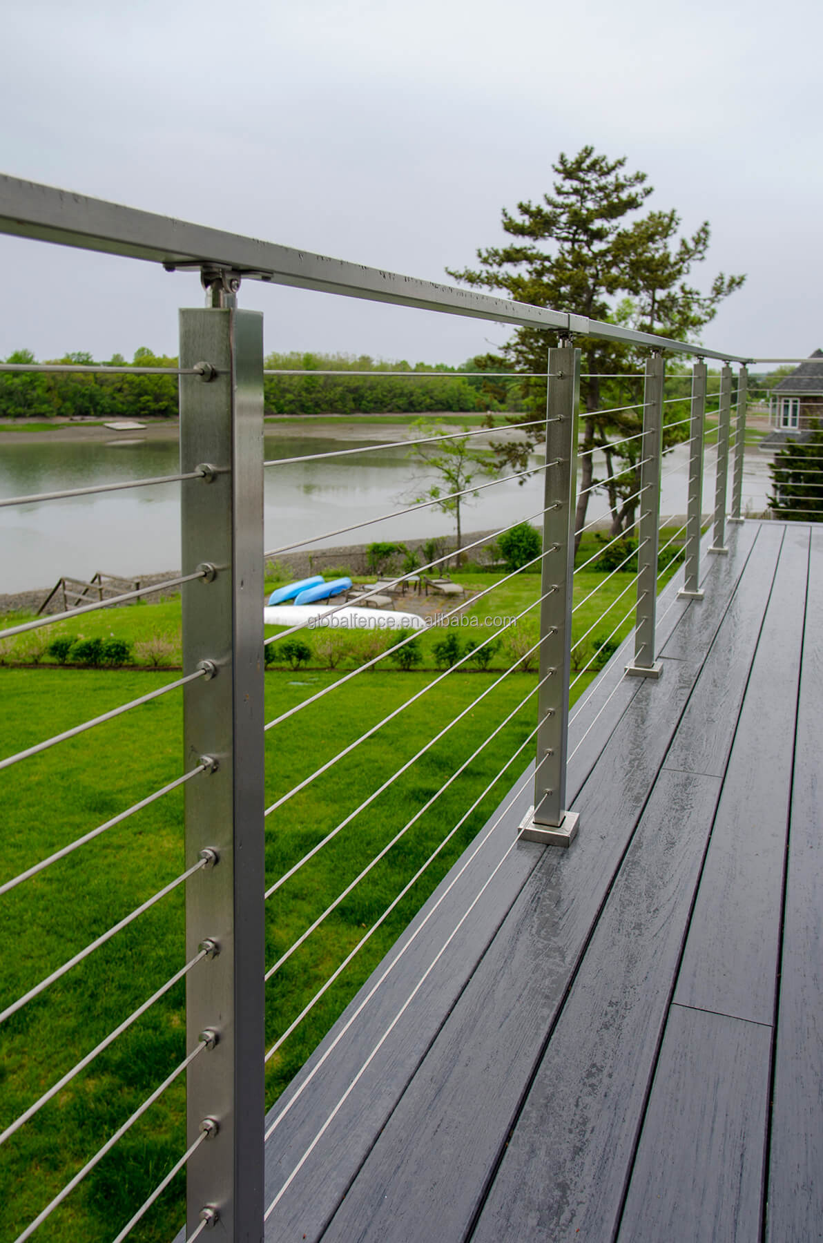 Reilbu Top Ranked Aluminum Stainless Cable Railing System