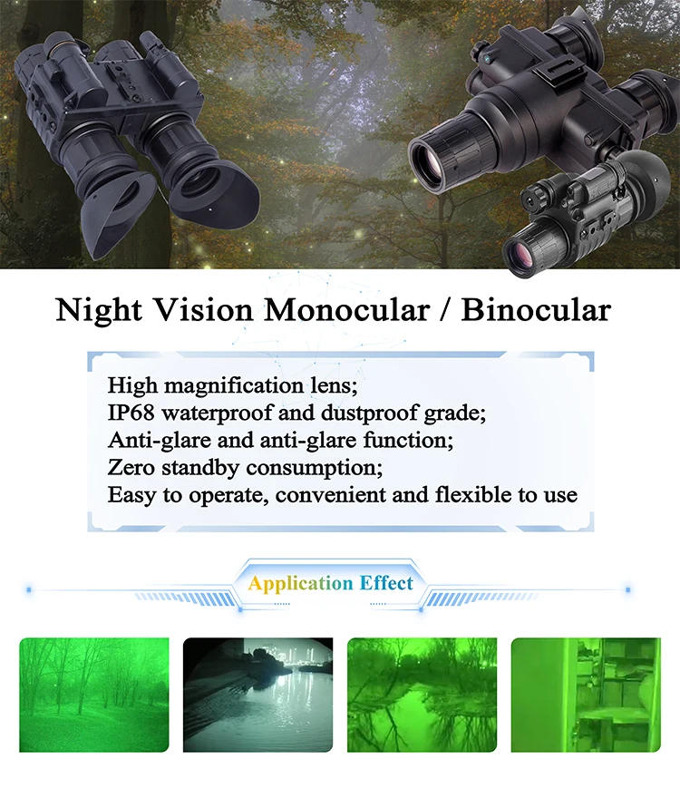 Night Vision Low Light Binocular Camera - Durable & Versatile