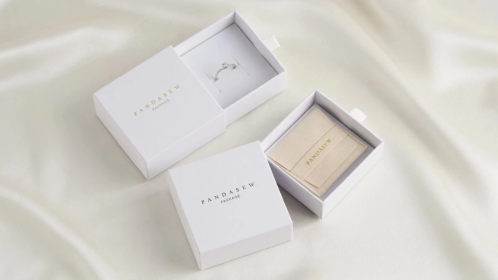 Luxury Jewelry Set Gift Packaging Box with Custom logo Jewelry Paper ...