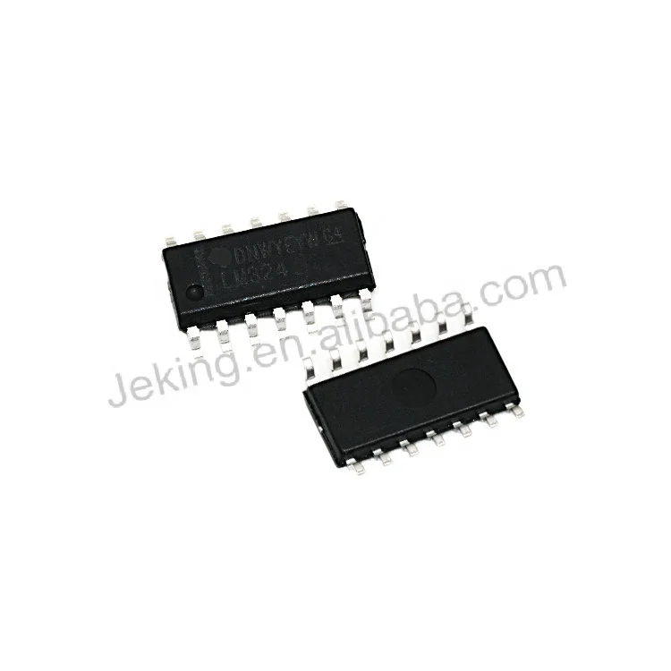 Jeking Lm324 Operational Amplifiers 35 Nv/sqrt Hz 1.2 Mhz 4 Channel Soic-14 Lm324dre4 - Buy ...